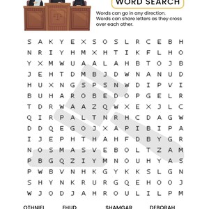 Assorted Bible Word Search Puzzles for Kids - Etsy