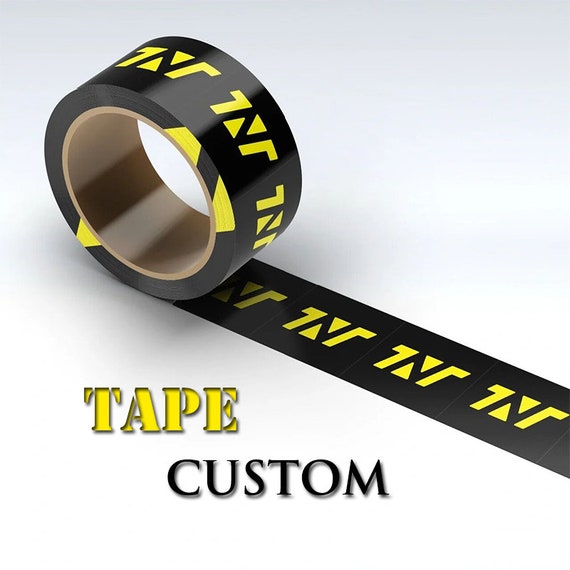 9 Colours/personalized Black Packing Tape 5/10/20/40pcs - Etsy