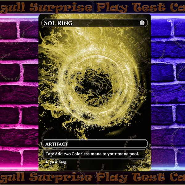 Sol Ring Full Art Mtg - Etsy