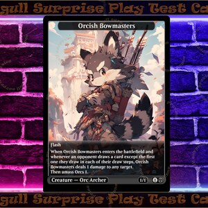 Orcish Bowmasters Full Art Custom - Etsy