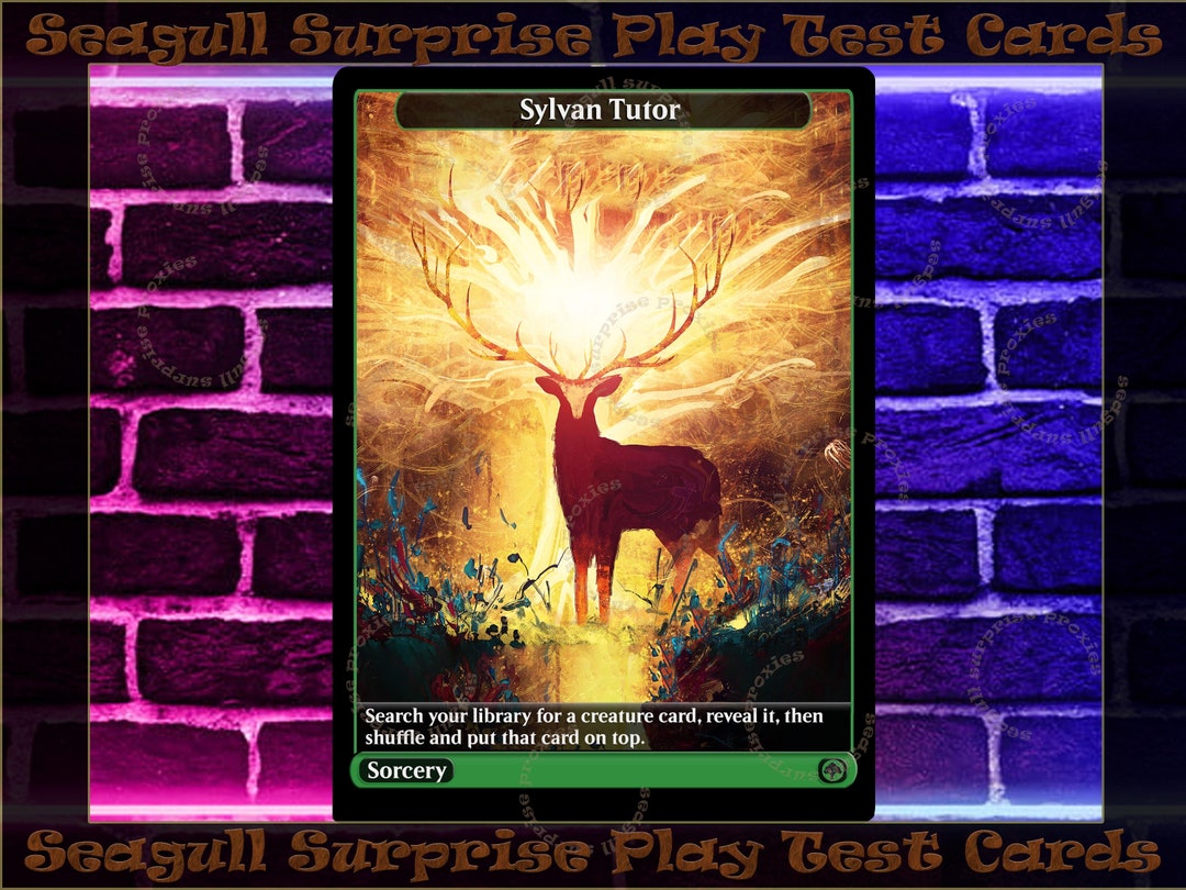 Sylvan Tutor Full Art Custom - Etsy