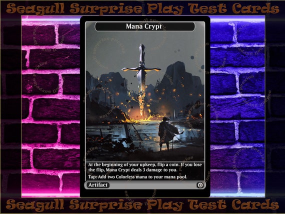 Mana Crypt V2 Full Art Custom - Etsy