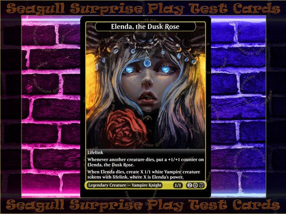 Elenda the Dusk Rose Full Art Custom - Etsy Canada