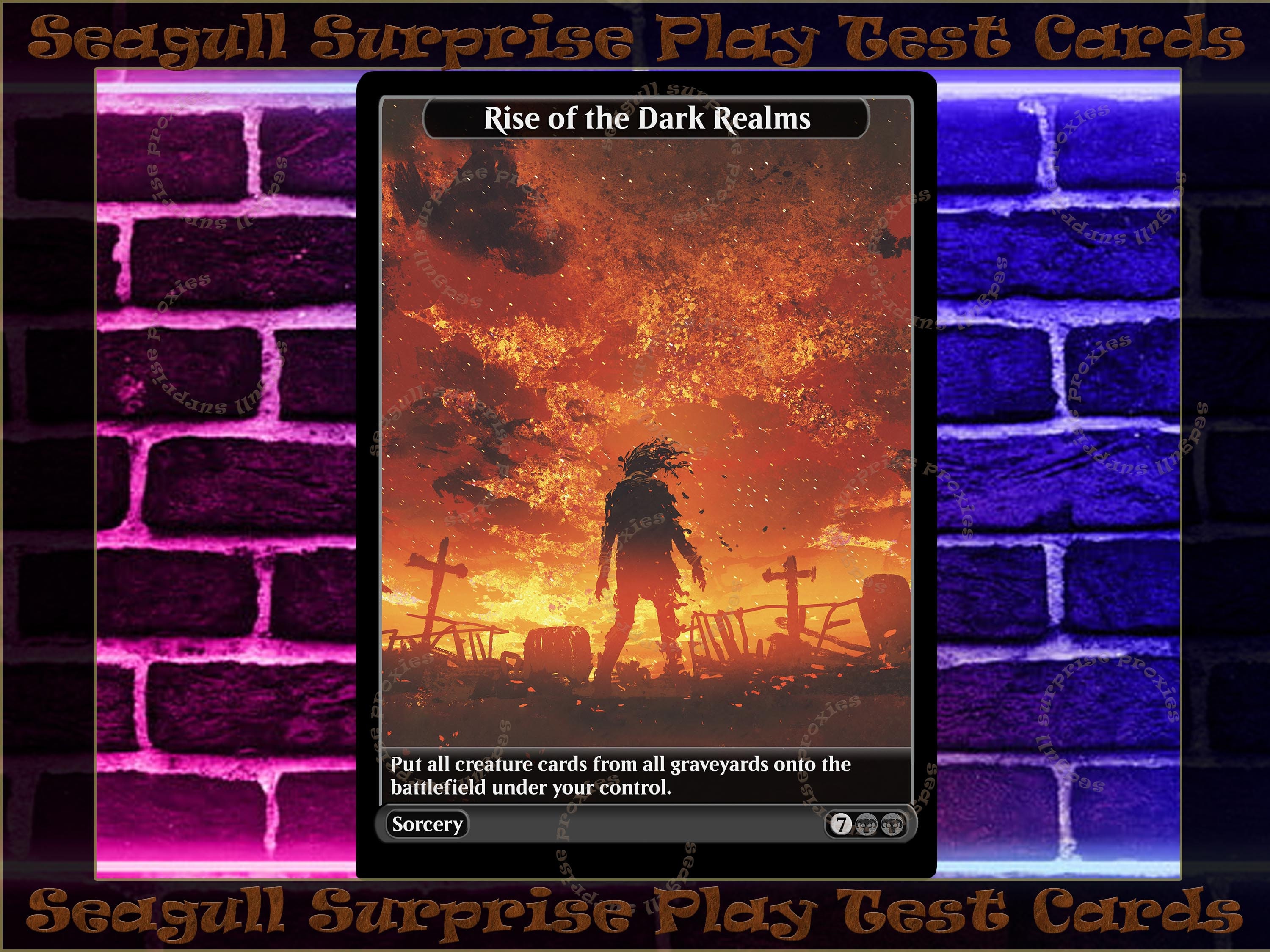 Rise of the Dark Realms Full Art Custom - Etsy