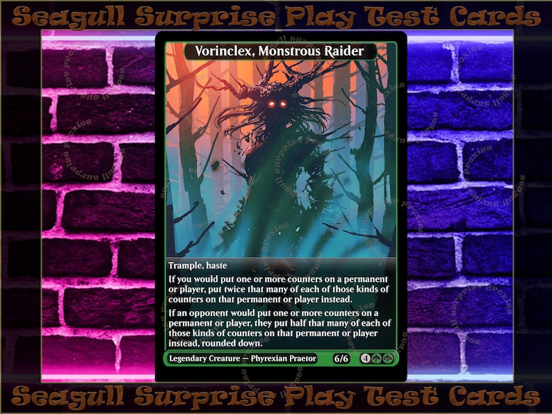 Vorinclex Monstrous Raider Full Art Custom - Etsy Canada