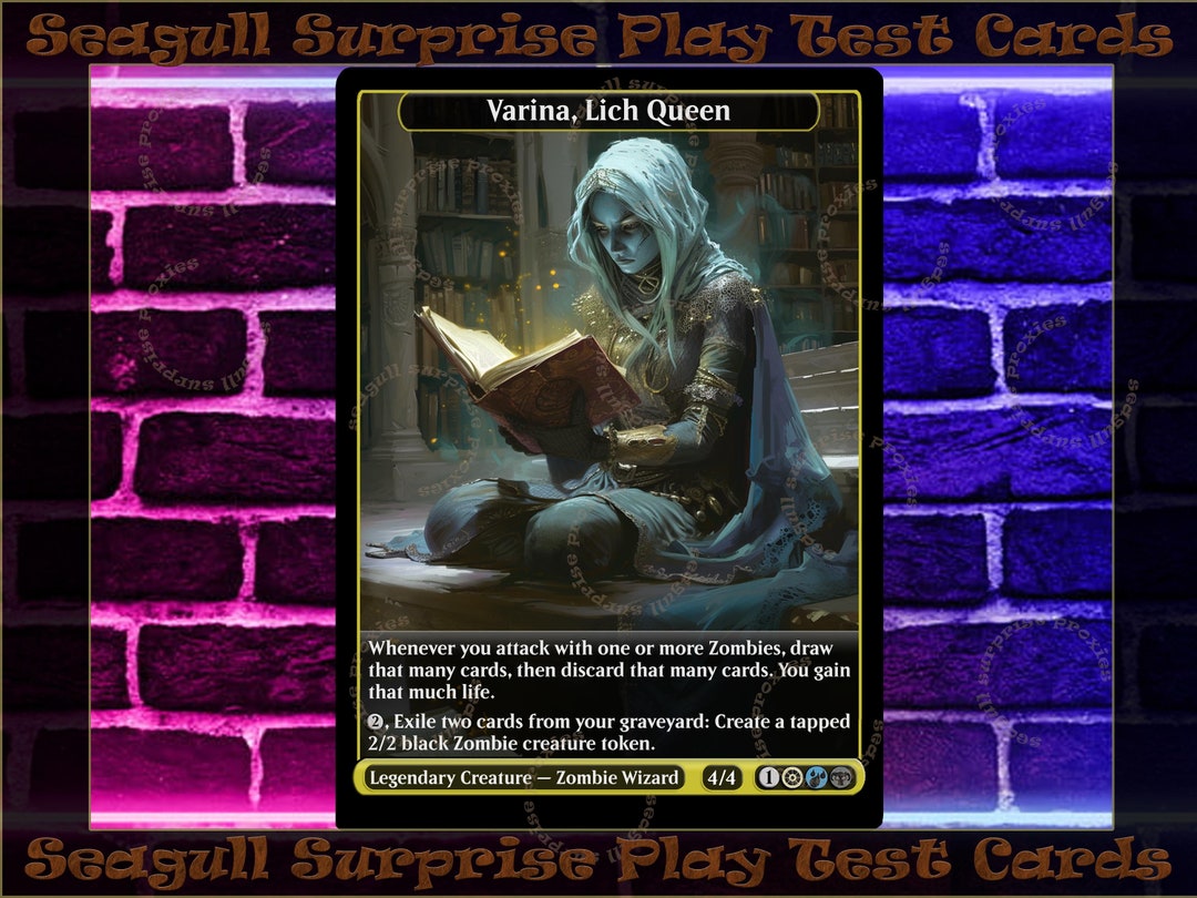 Varina, Lich Queen Full Art Custom - Etsy UK