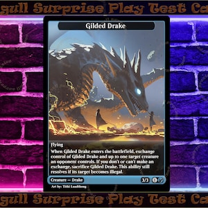 Gilded Drake Full Art Custom - Etsy