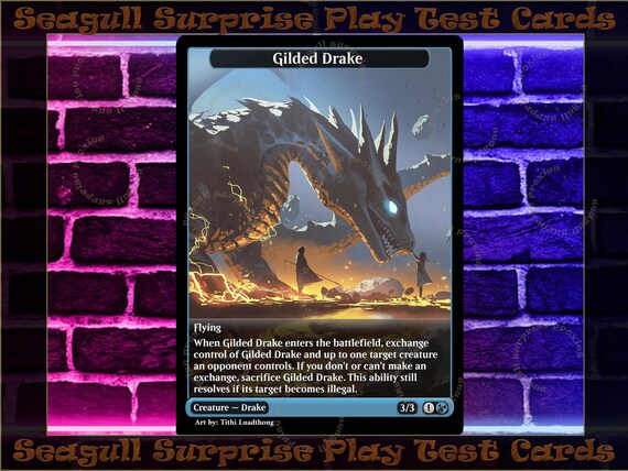 Gilded Drake Full Art Custom - Etsy