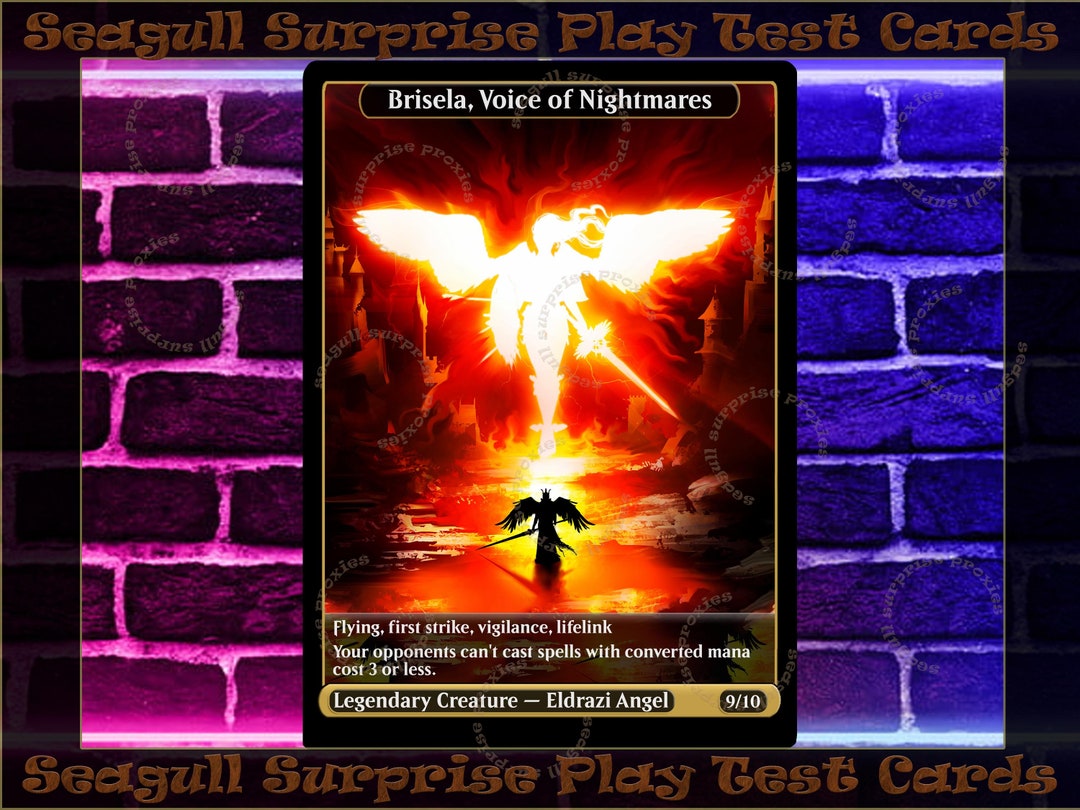 Brisela, Voice of Nightmares Full Art Custom - Etsy