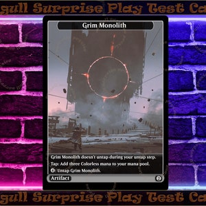 Grim Monolith Full Art Custom - Etsy