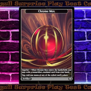 Chrome Mox Full Art Custom - Etsy