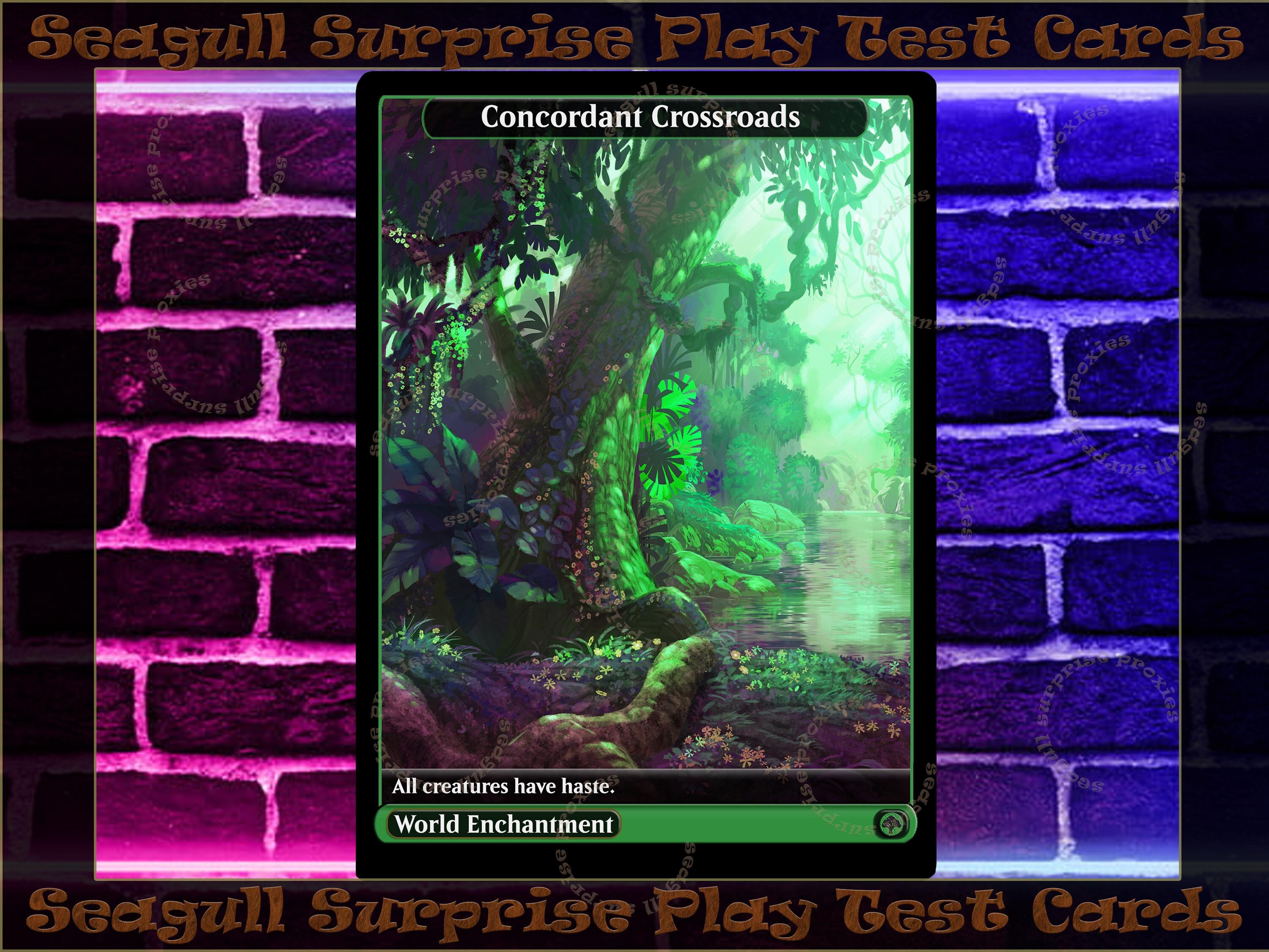 Concordant Crossroads Full Art Custom - Etsy