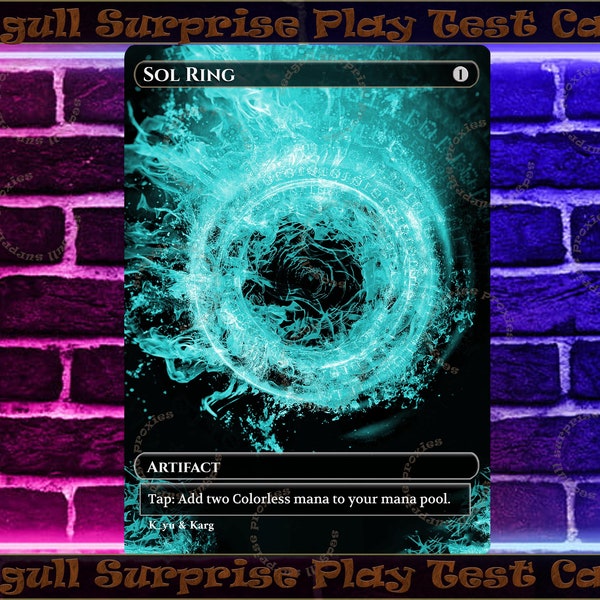 Sol Ring Full Art Mtg - Etsy