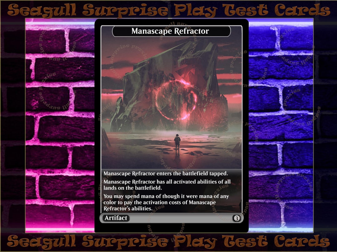 Manascape Refractor Full Art Custom - Etsy