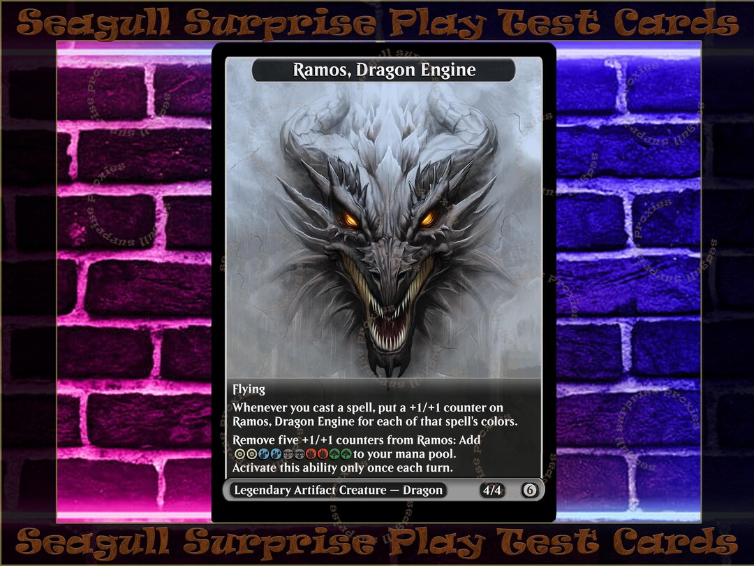 Ramos, Dragon Engine Full Art Custom - Etsy