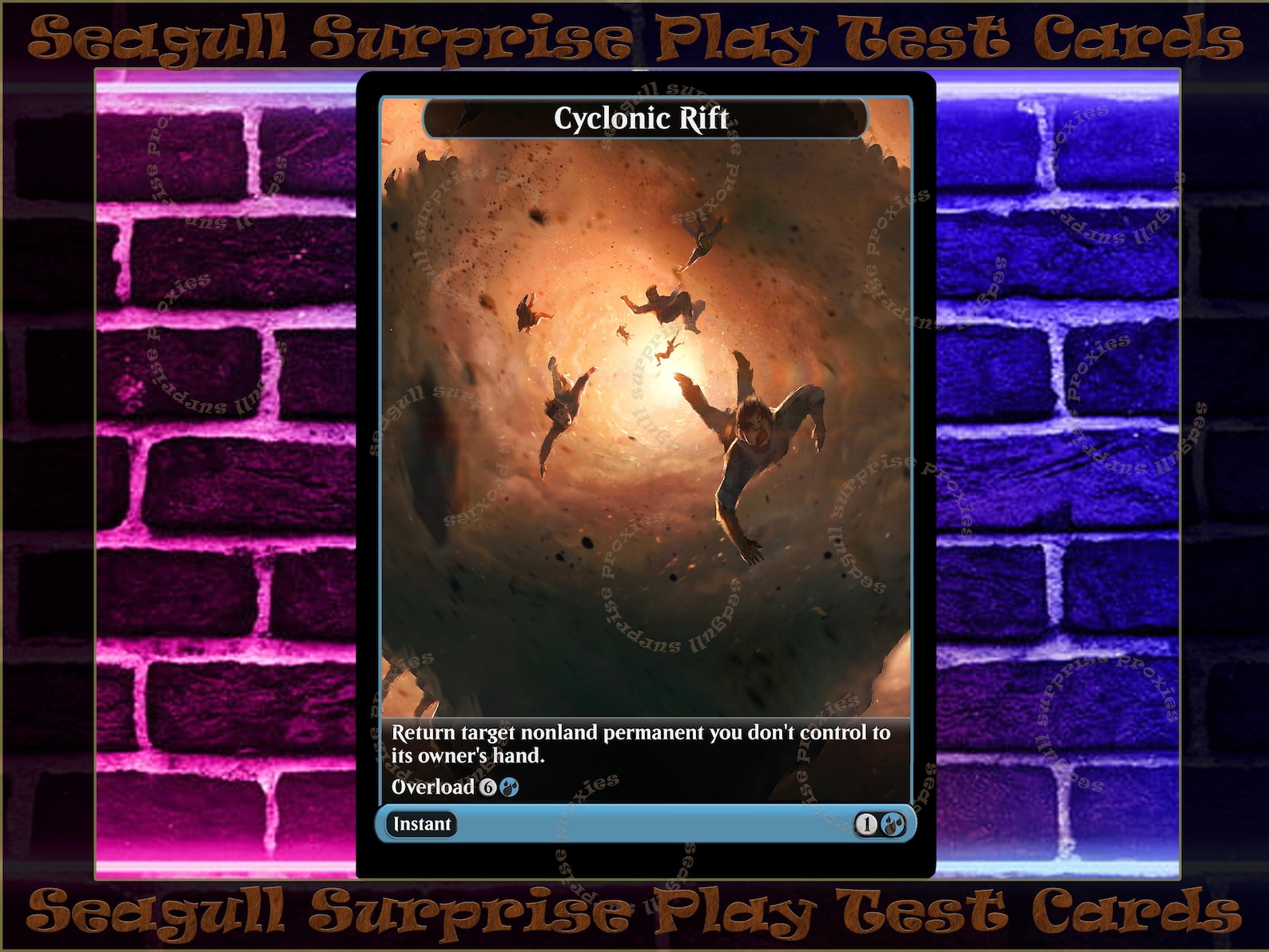 Cyclonic Rift V2 Full Art Custom | Etsy