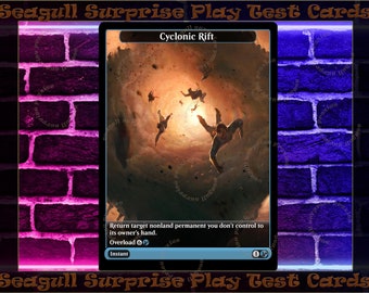 Cyclonic Rift Full Art Custom Card - Etsy