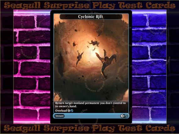 Cyclonic Rift V2 Full Art Custom | Etsy