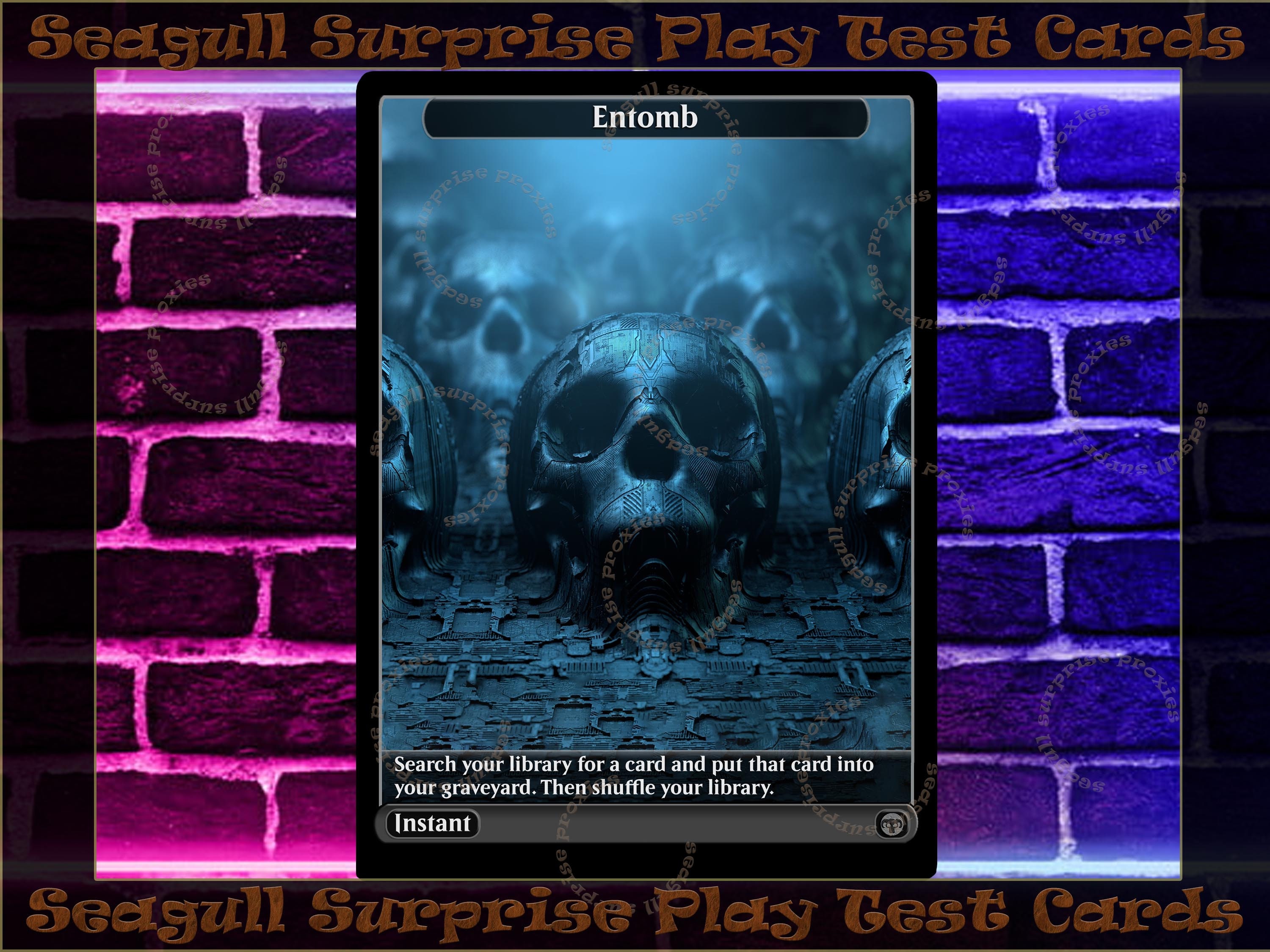 Entomb Full Art Custom - Etsy