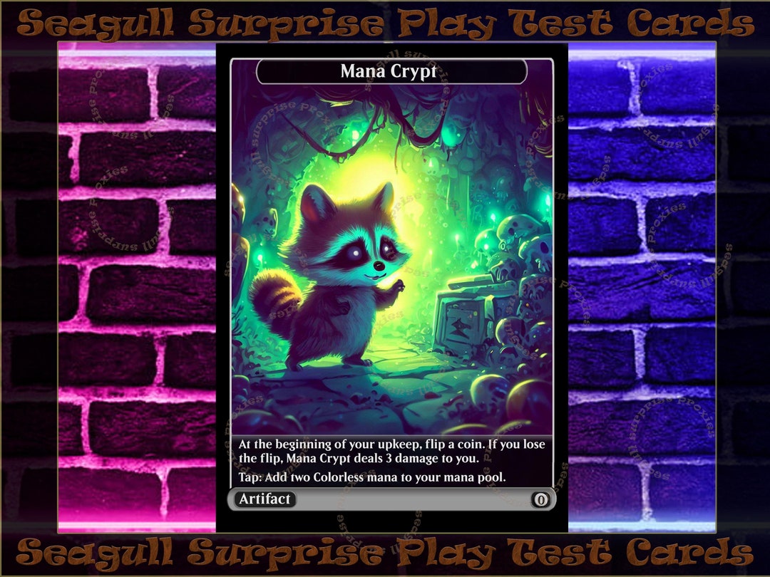 Mana Crypt V2 Full Art Custom - Etsy