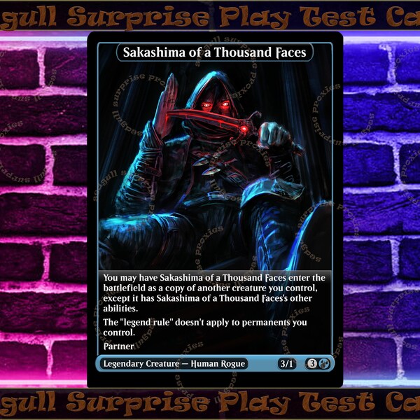 Sakashima of a Thousand Faces Mtg Proxy - Etsy UK