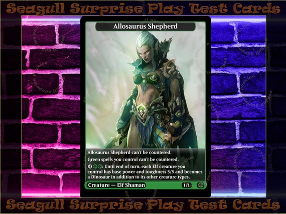 Allosaurus Shepherd Full Art Custom | Etsy