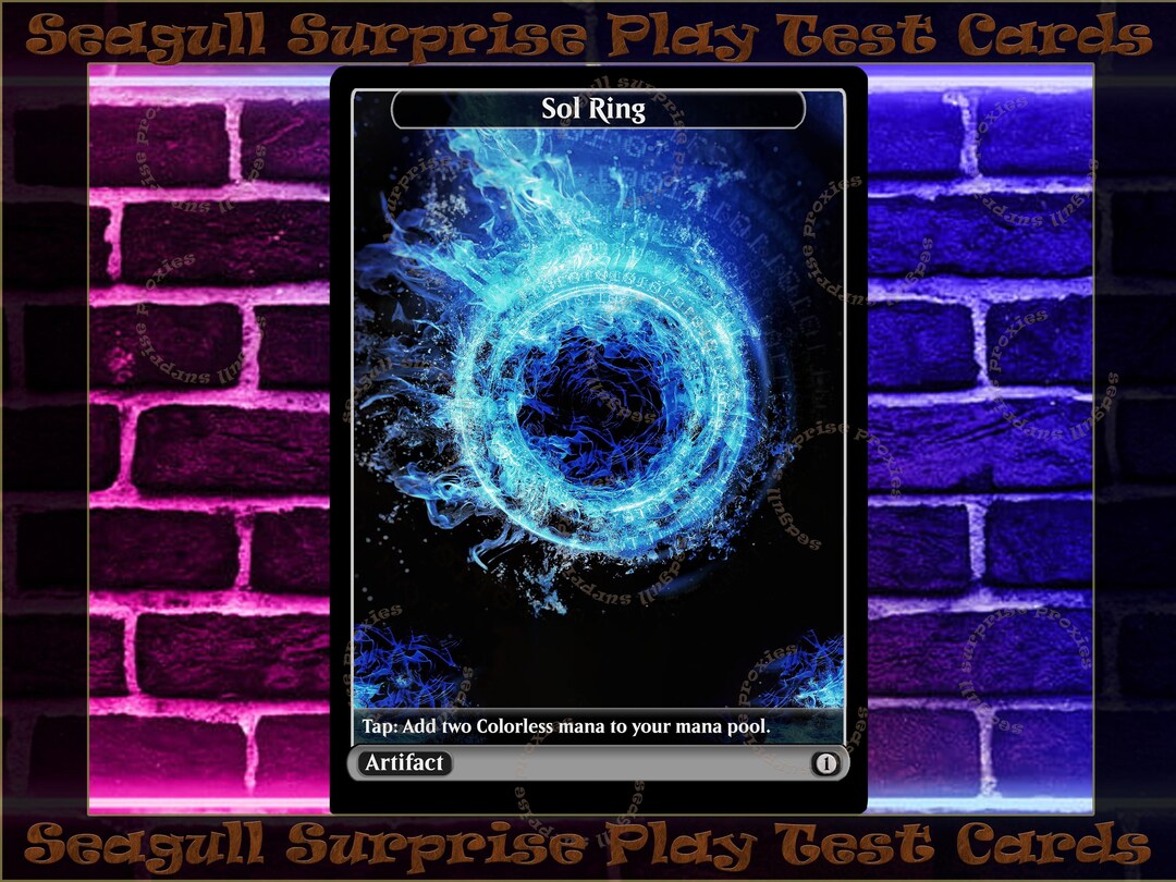 Sol Ring V2 Full Art Custom - Etsy