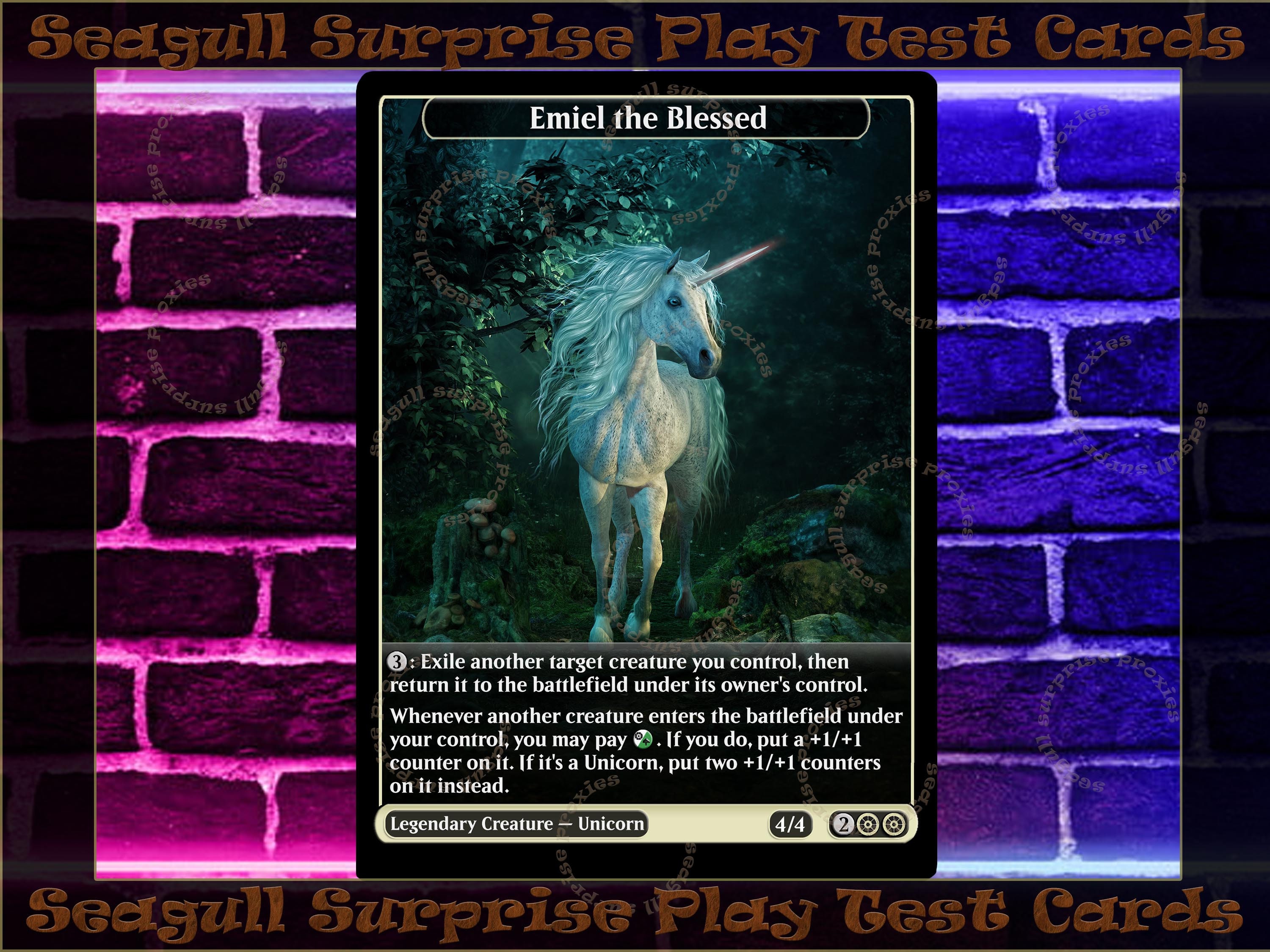 Emiel the Blessed Full Art Custom | Etsy