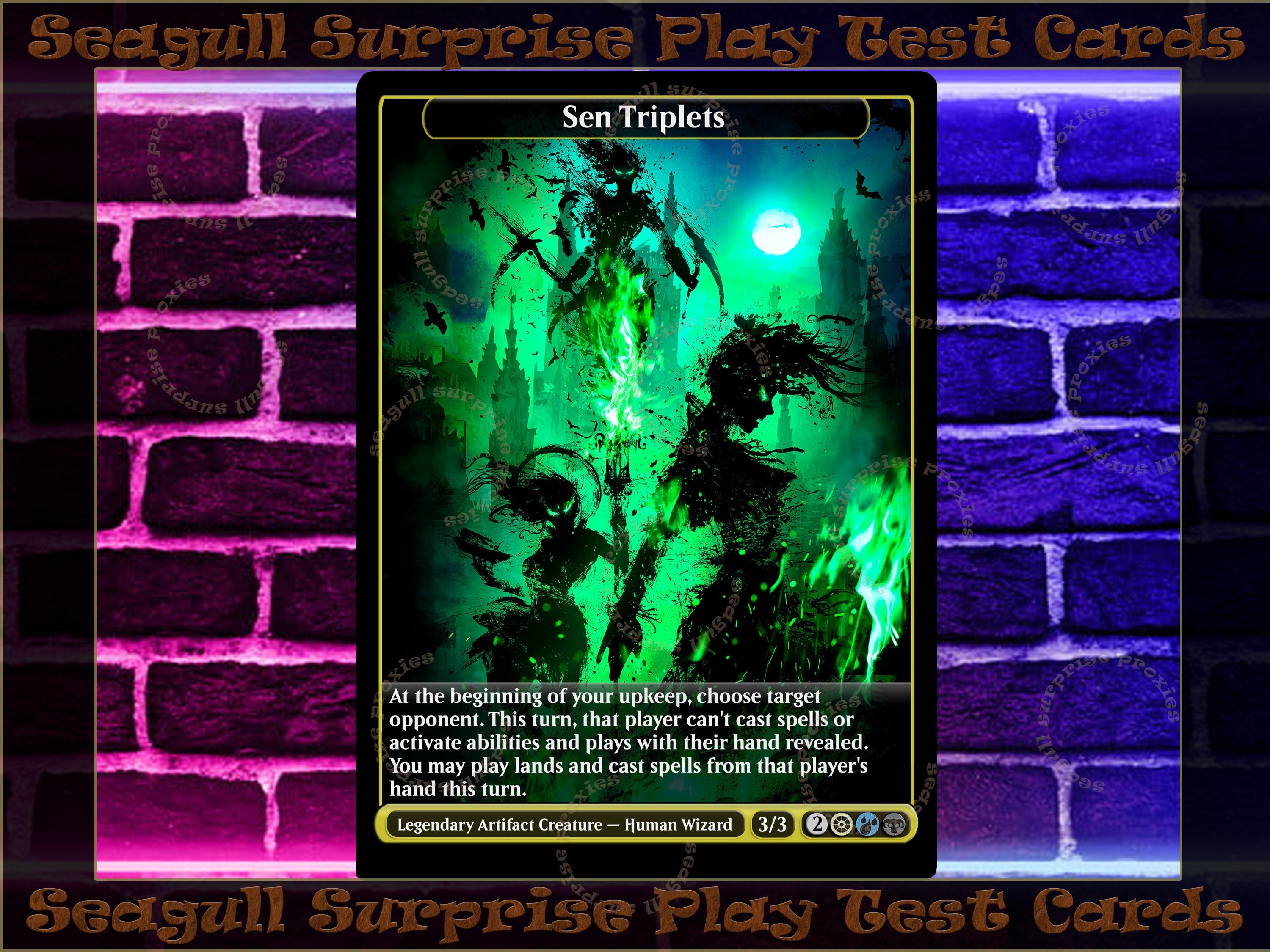 Sen Triplets Full Art Custom - Etsy