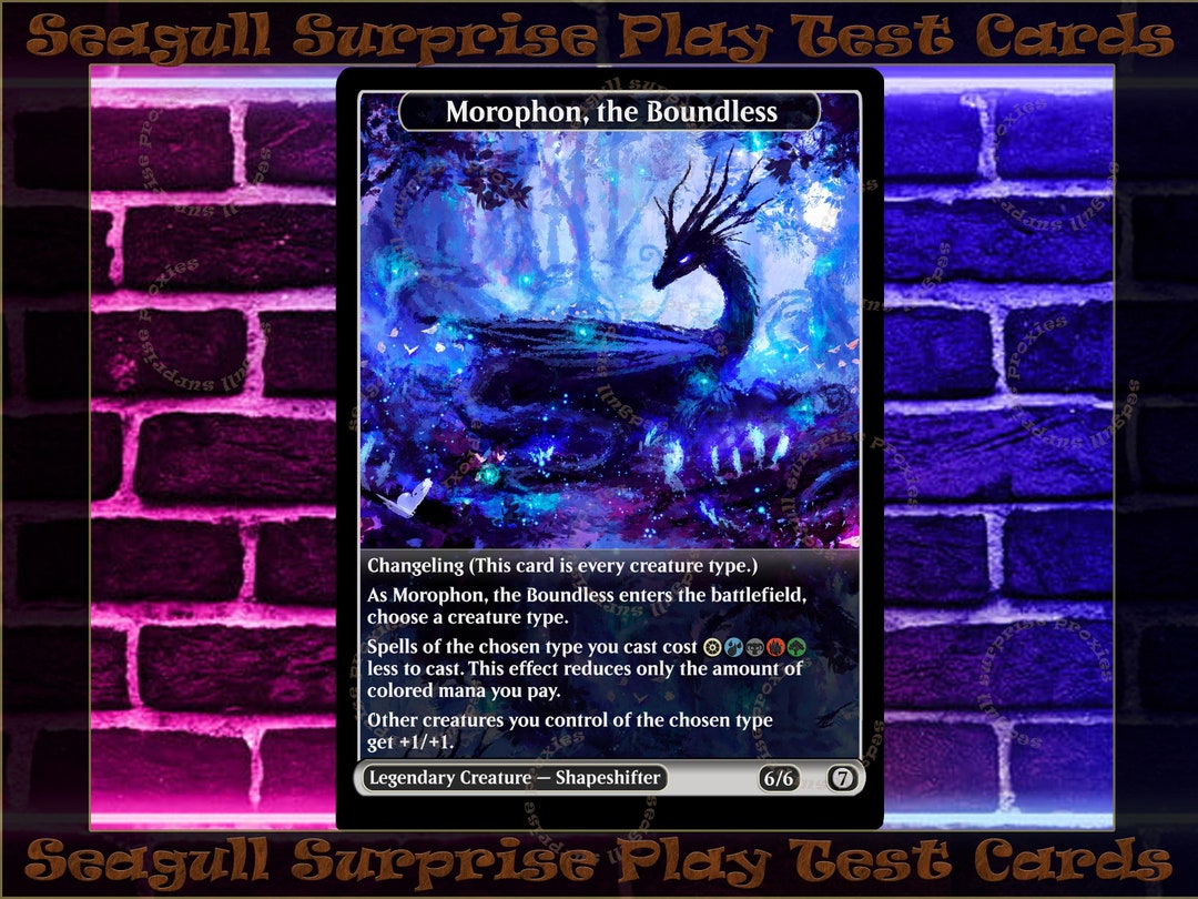 Morophon, the Boundless Full Art Custom - Etsy