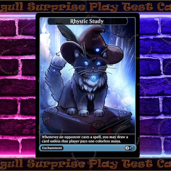 Rhystic Study Proxy - Etsy
