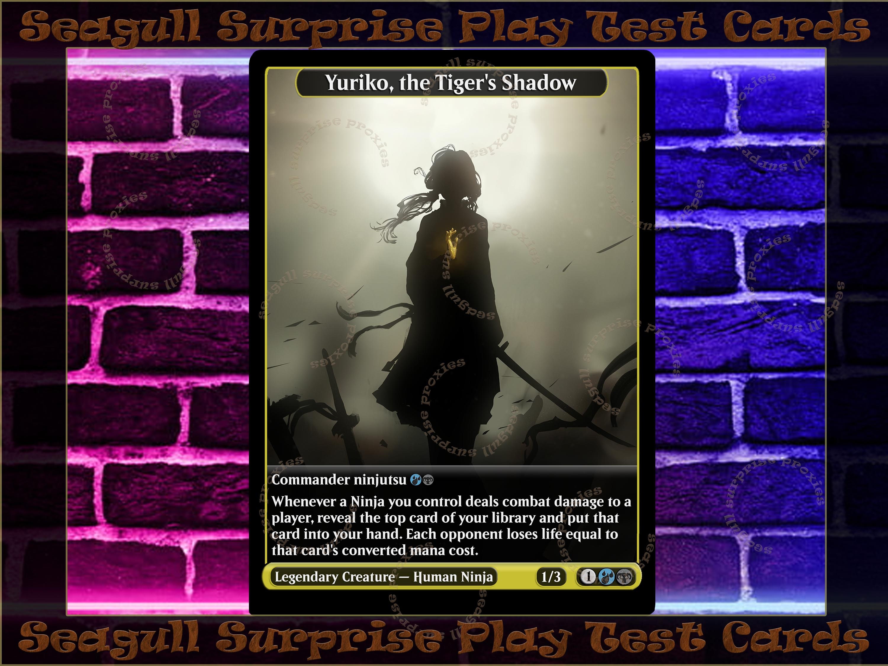 Yuriko the Tiger's Shadow Full Art Custom - Etsy