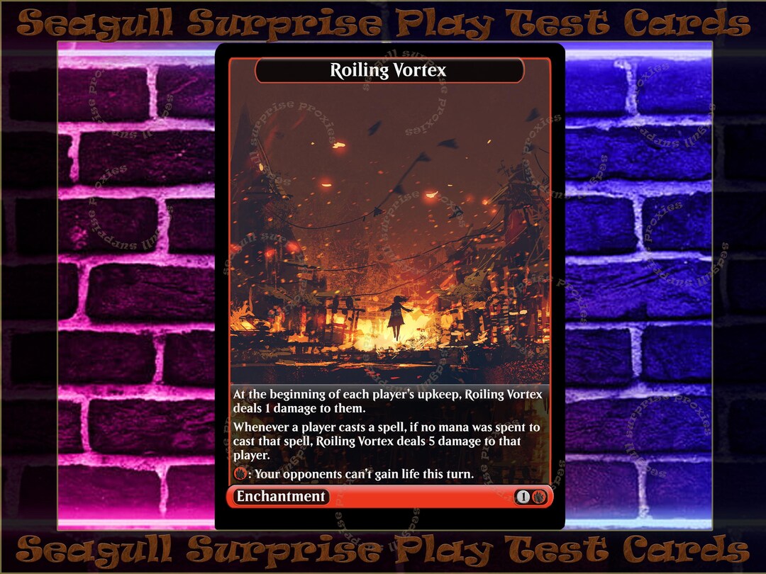 Roiling Vortex Full Art Custom - Etsy