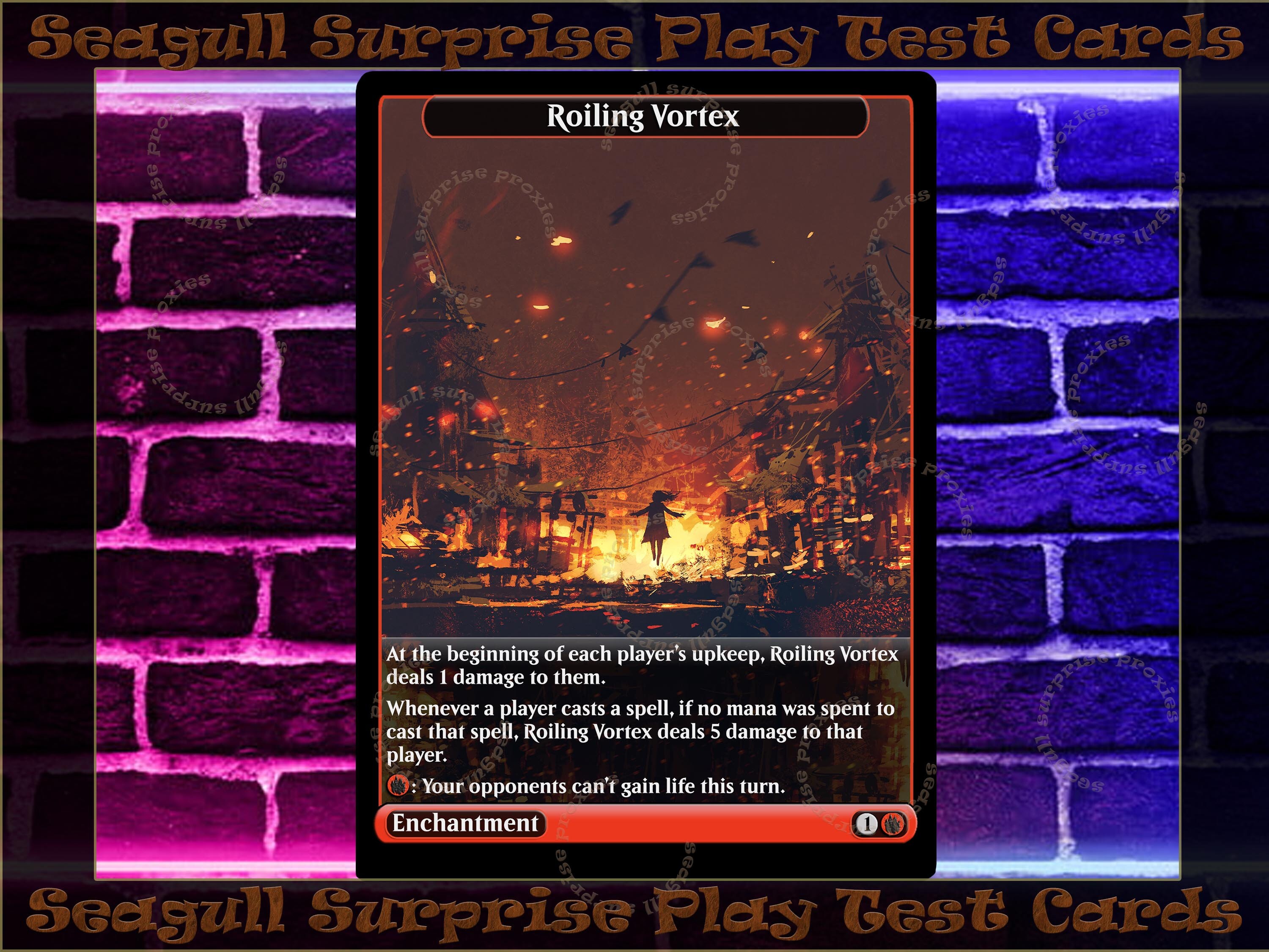 Roiling Vortex Full Art Custom - Etsy