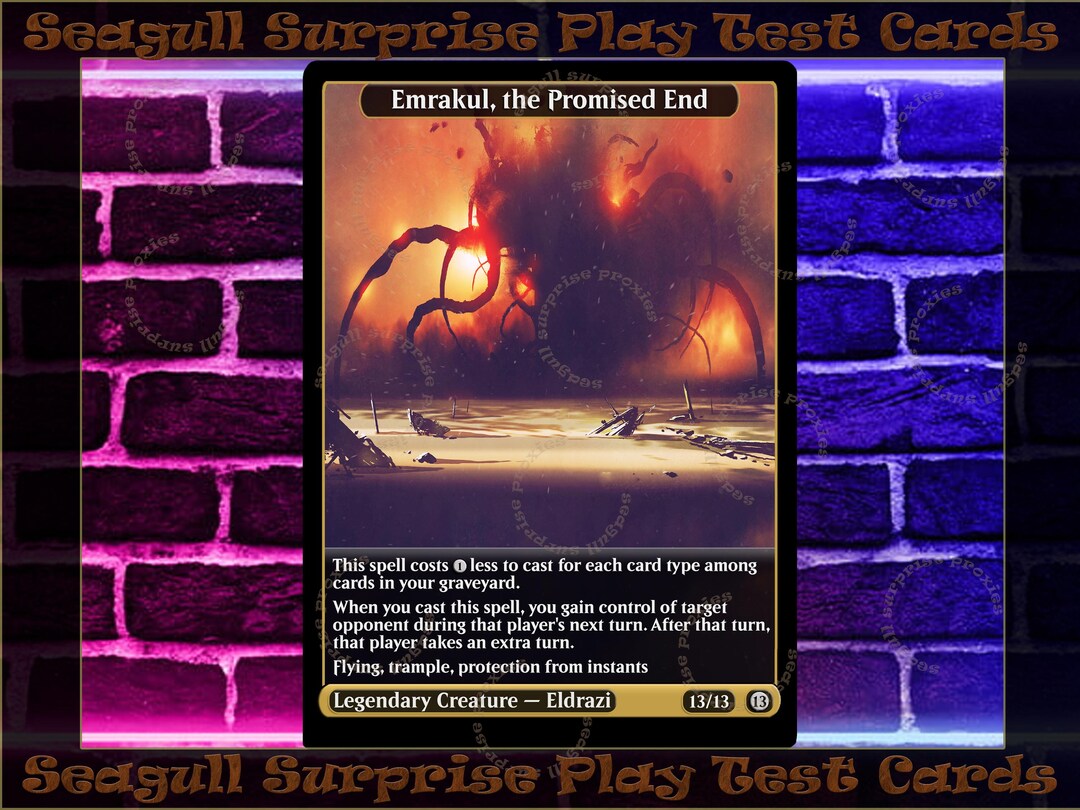 Emrakul, the Promised End Full Art Custom - Etsy Australia