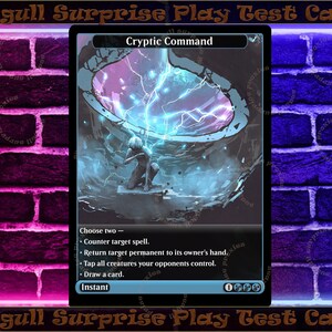 Cryptic Command Full Art Custom - Etsy