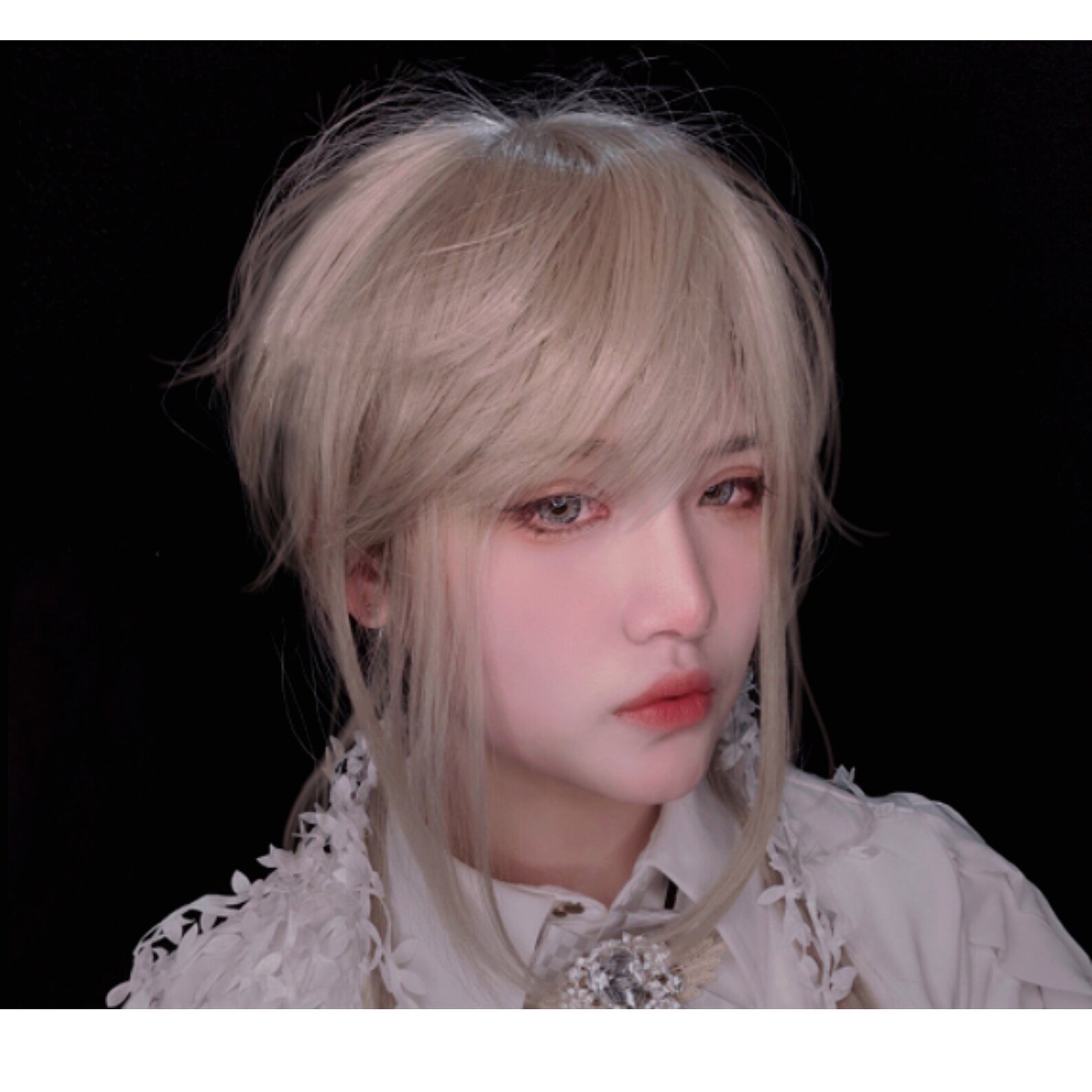 Unisex Sliver Gold Mullet Wig Men's Wig Layered Fringe - Etsy