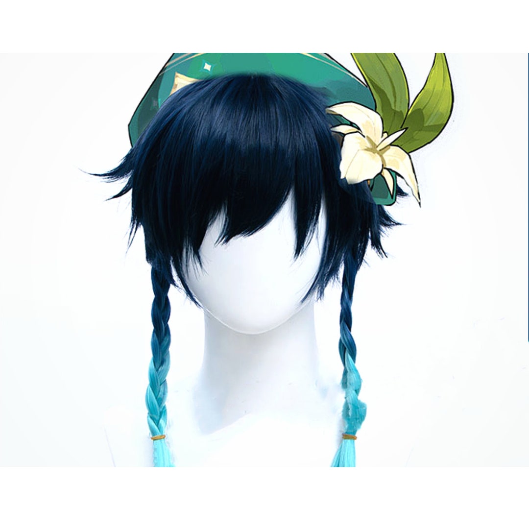 Genshin Impact Venti Cosplay Wig Genshin Impact Barbatos Wig - Etsy UK
