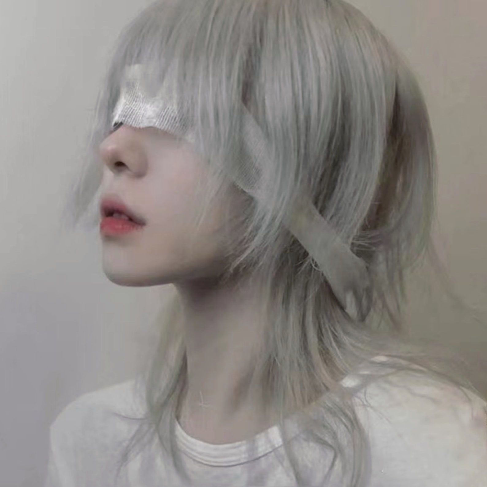 Unisex Sliver Gold Mullet Wig Men's Wig Layered Fringe - Etsy