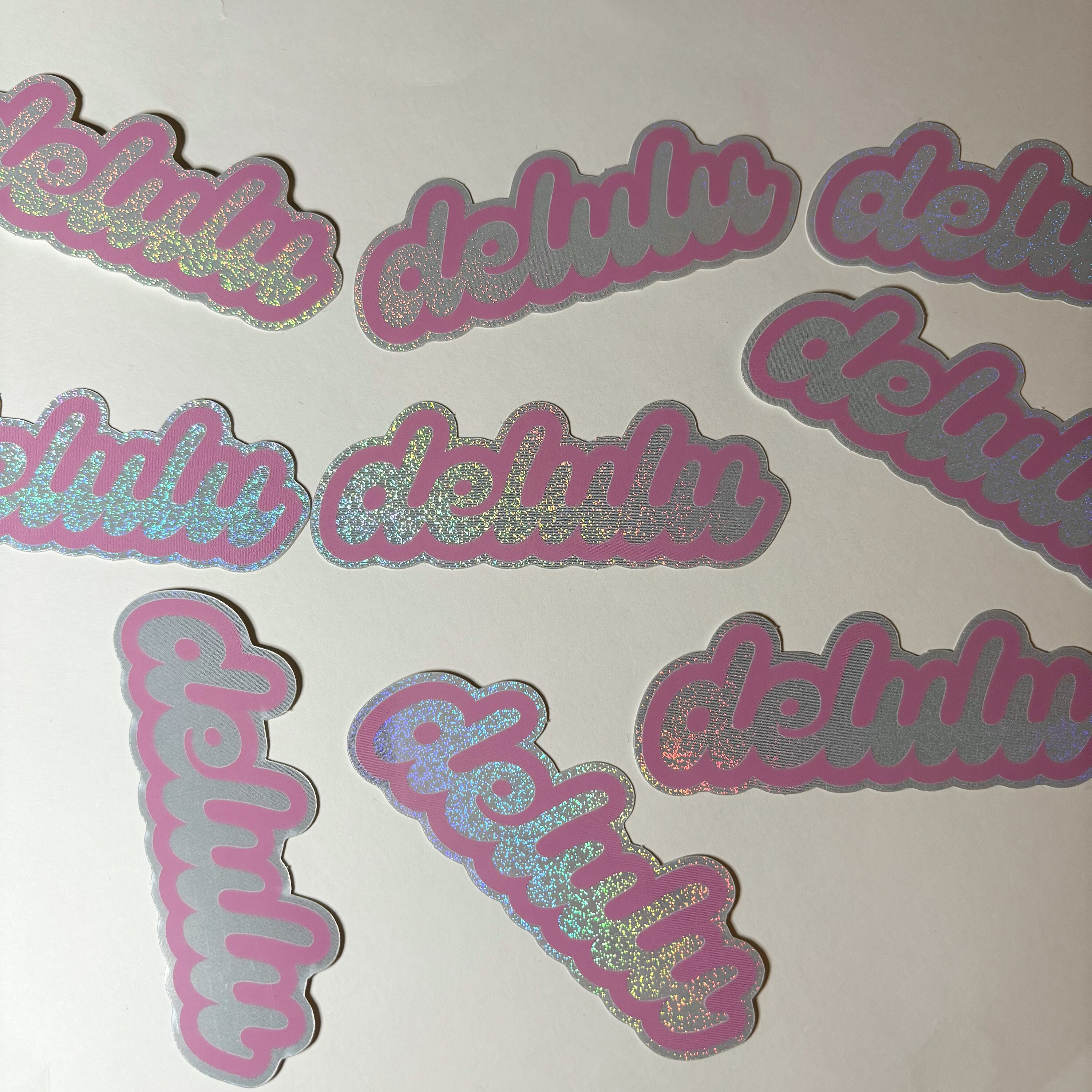 Delulu Holographic Sticker Vinyl Sticker Aesthetic Sticker Kpop Sticker ...