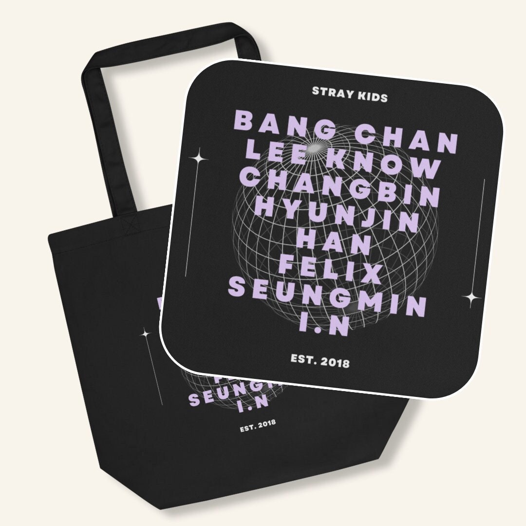 Stray Kids Members Tote Bag Kpop Tote Bag SKZ Tote Stray Kids Fan Merch ...