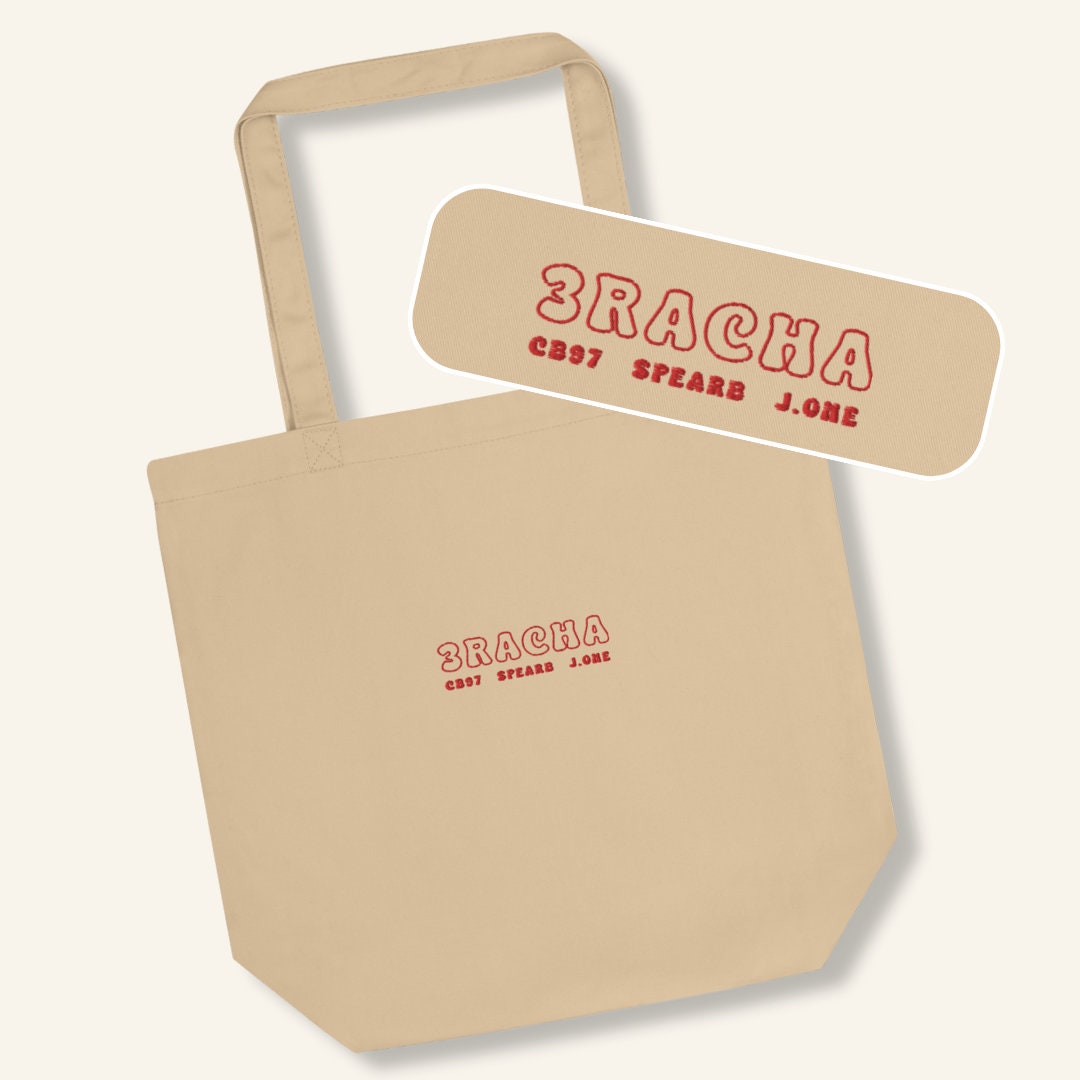 Embroidered 3RACHA Tote Bag Kpop Tote Bag SKZ Tote Stray Kids Fan Merch ...