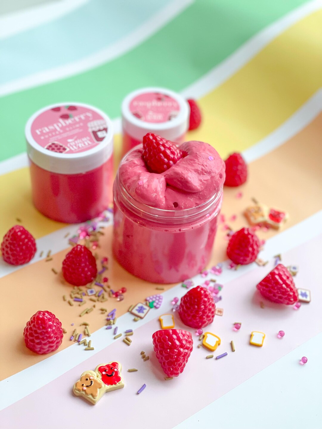 Raspberry Butter Slime • Breakfast Themed Sensory Play - Etsy