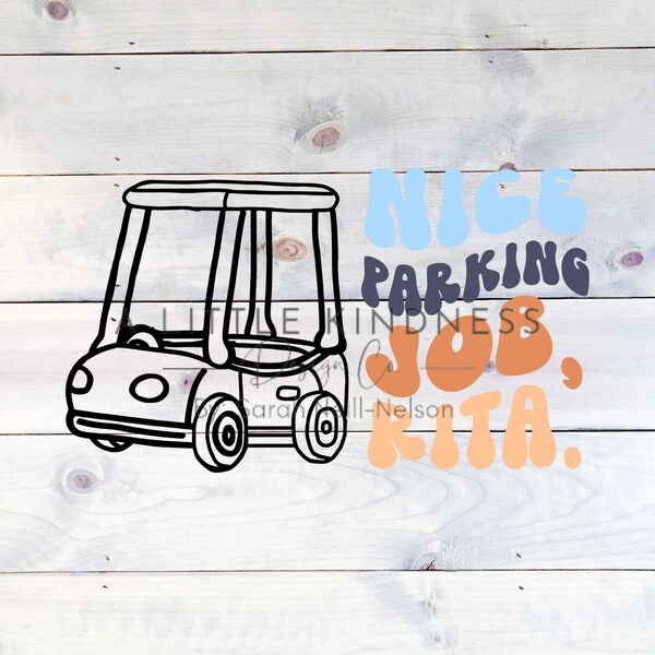 Nice Parking Rita Svg - Etsy Canada