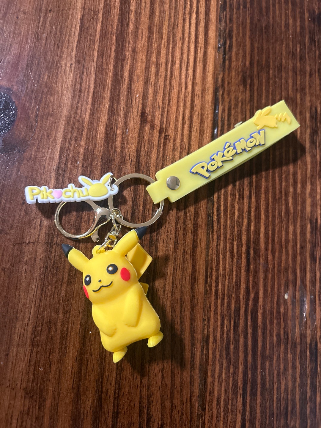 Pikachu Pokemon Keychain Cute Keys Pichu - Etsy