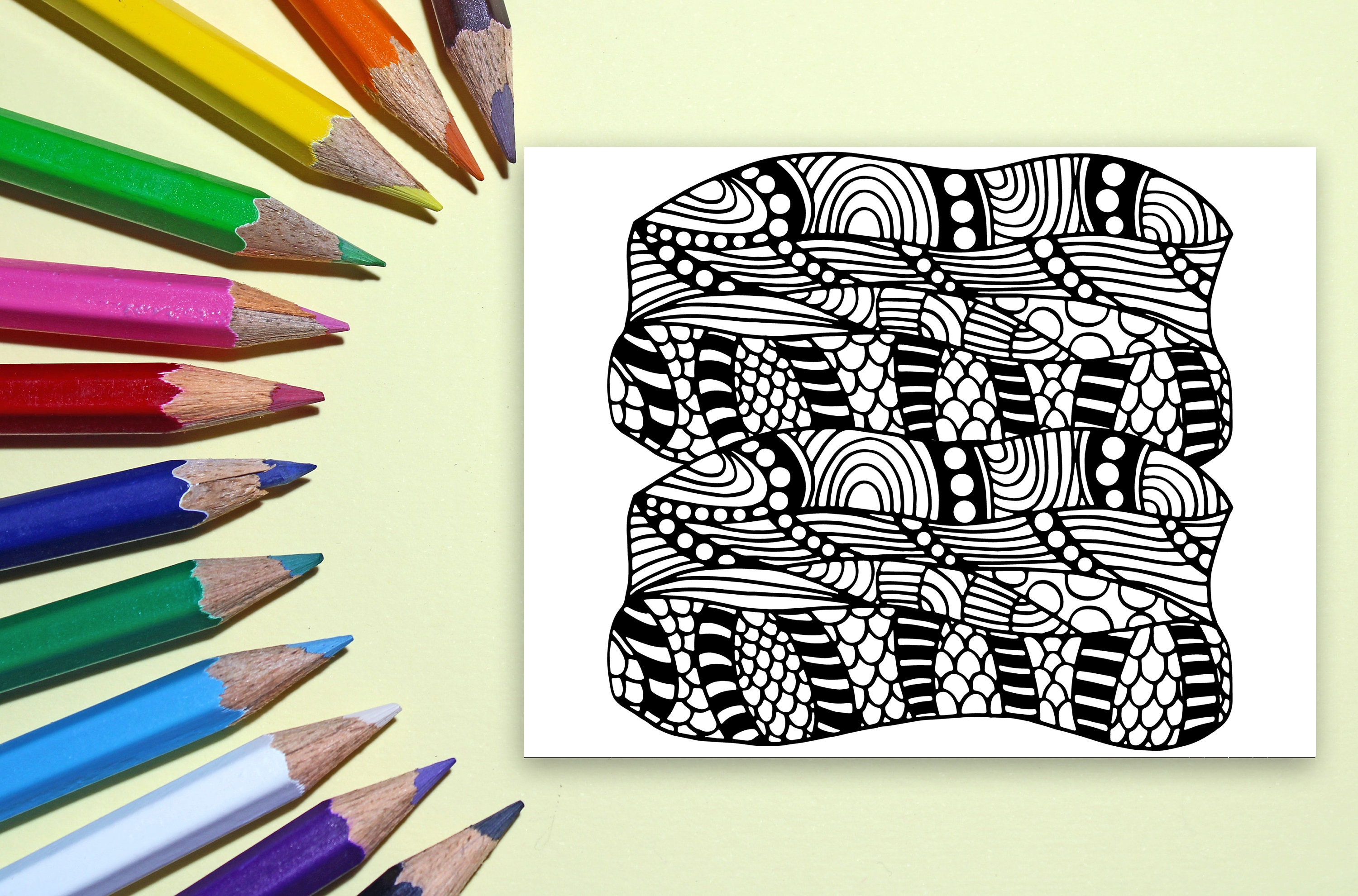 Tribal Pattern Coloring Pages