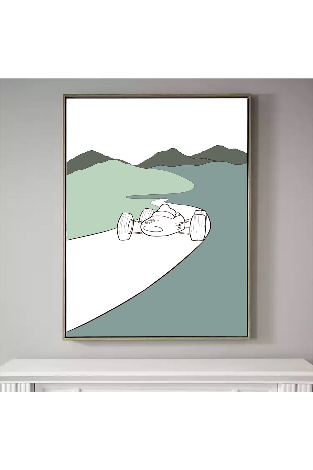Formula 1 Line Art | Racing Wall Art | Line Art | One Line Print | Wall ...