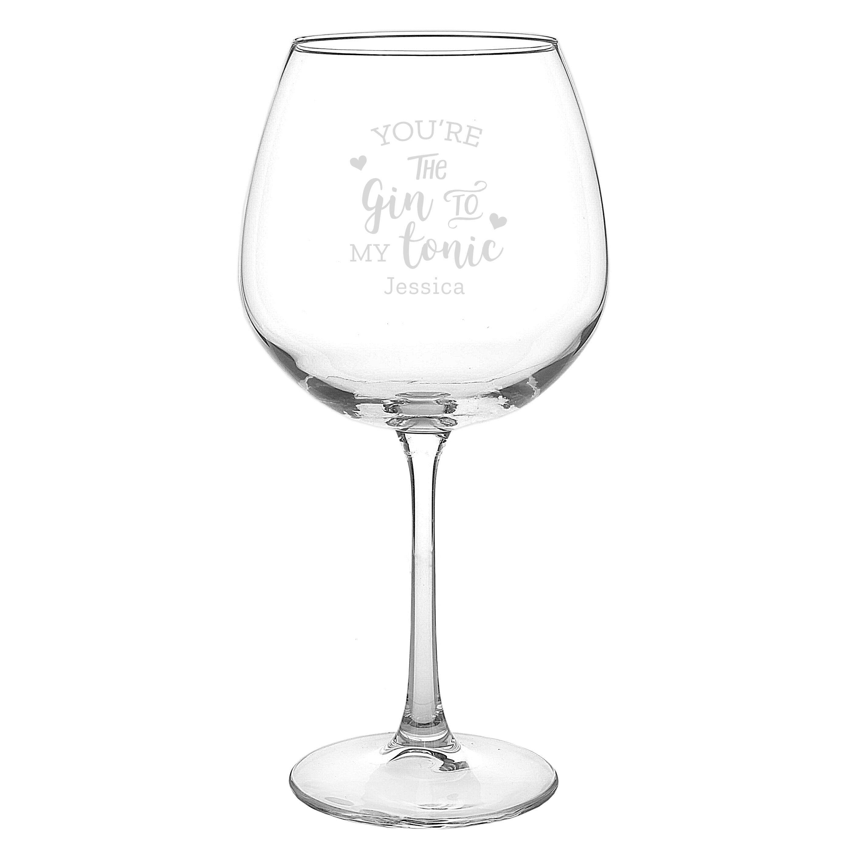 A Cool 'gin to My Tonic' Gin Balloon Glass - Etsy