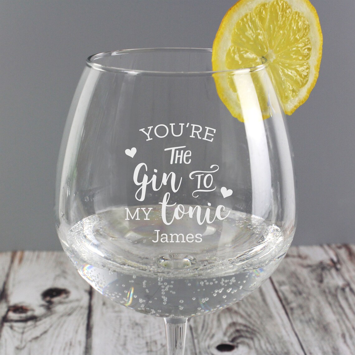 A Cool 'gin to My Tonic' Gin Balloon Glass - Etsy