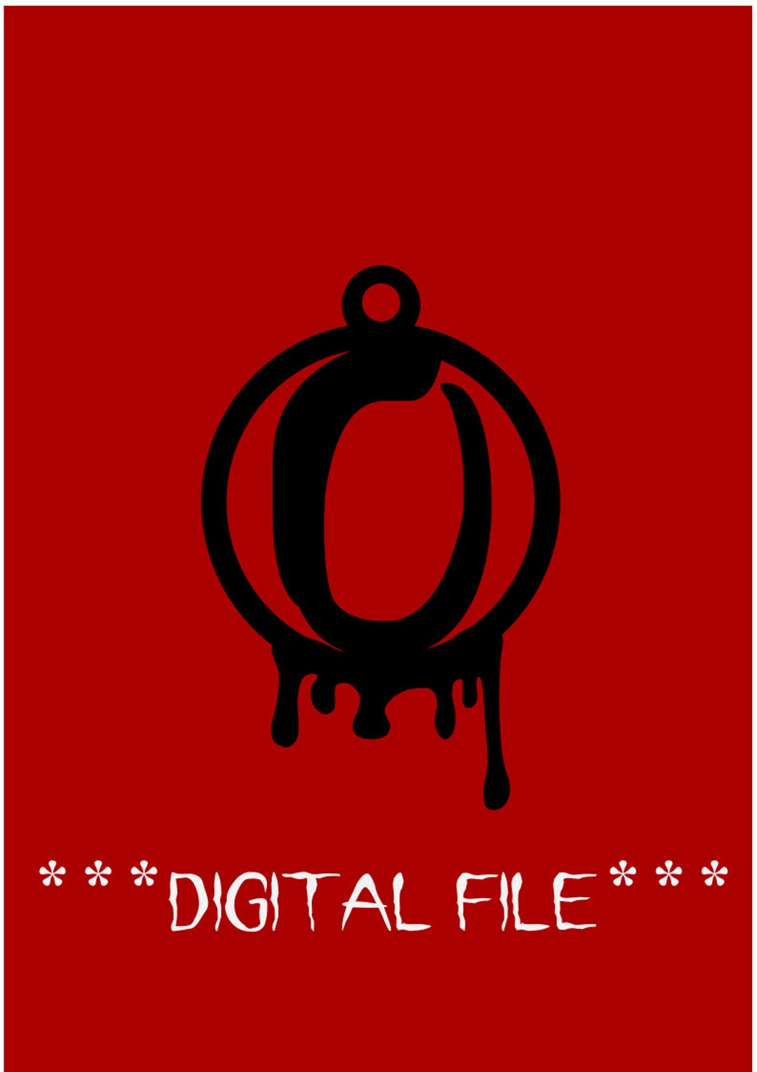 Creepy Letter O Ornament SVG Files for Cricut,omtech, Glowforge SVG ...